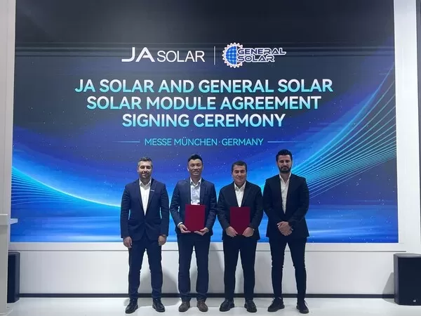 JA Solar Signs a Solar Module Agreement with General Solar | techENT