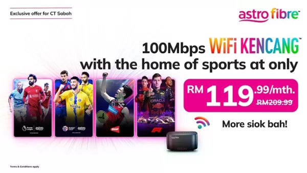 Sabahans Can Get 100Mbps Fibre Internet and Astro for as low as RM99.99 ...